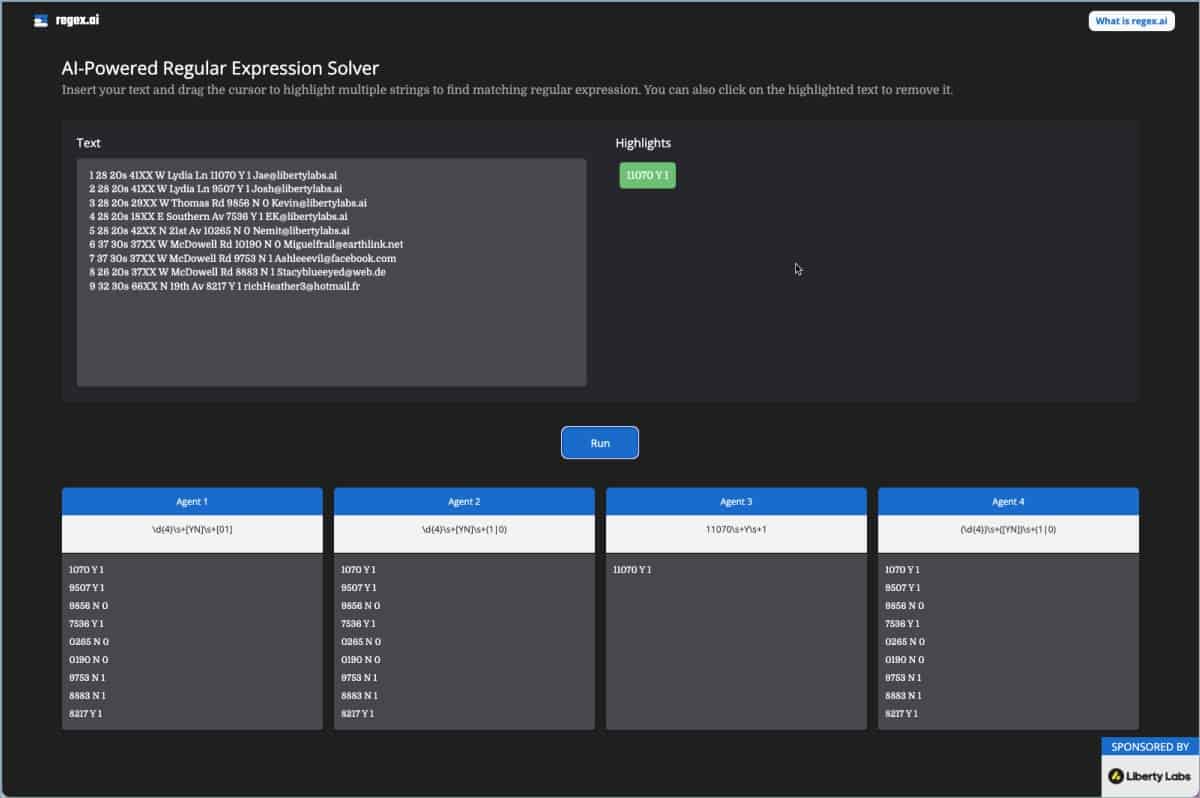 Regex.ai - új AI alapú regex generátor | tutorial.hu